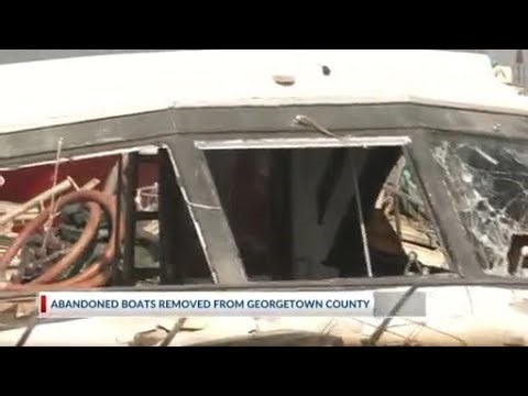 Abandoned boats removed from Georgetown County