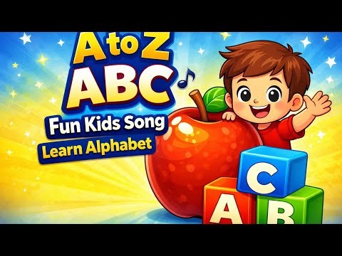 A to Z Alphabet Song for Kids | A for Apple 🍎 | ABC Learning Cartoon Video| #AForApple#KidsEducation