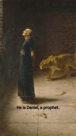 Daniel in the Lions’ Den — Faith Stronger Than Fear 🦁✝️ #Daniel #Faith #Bible