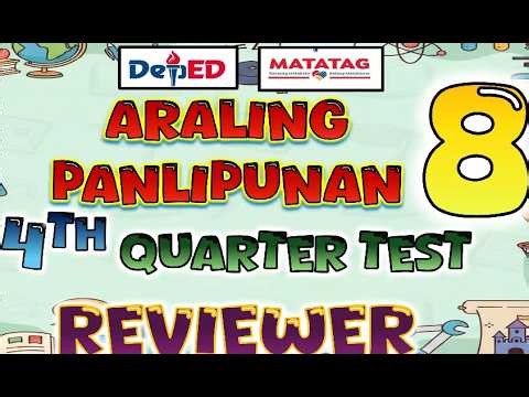 Matatag Curriculum: Araling Panlipunan 8 Fourth Quarter Reviewer