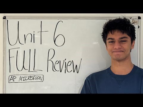 AP Microeconomics Unit 6 FULL Review