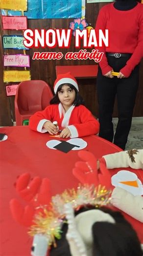 Maple Bear on Instagram: "Little hands, big creativity 🎅✨ Our Maple Bear Preschool kids enjoyed a fun Santa Name Activity, learning letters while celebrating the joy of Christmas. A perfect blend of creativity, phonics, and festive learning that makes early education joyful and meaningful #MapleBear #PreschoolActivities #SantaActivity #KidsLearning #EarlyEducation {Maple Bear Preschool, preschool kids, Santa name activity, Christmas activity for kids, early learning, phonics activity, letter re