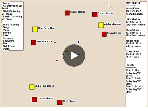C++ Delivery System Simulator with Win32 GUI | Affan Asheer posted on the topic | LinkedIn