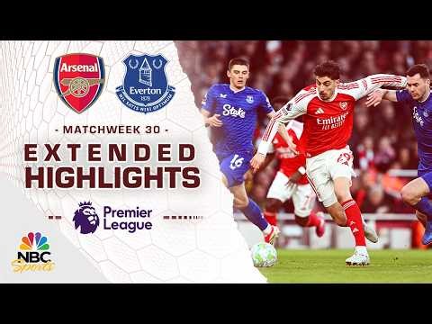 Arsenal v. Everton | PREMIER LEAGUE HIGHLIGHTS | 3/14/2026 | NBC Sports