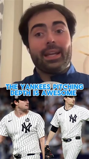 The New York Yankees pitching depth is awesome‼️ #mlb #baseball #yankees #newyorkyankees #newyork