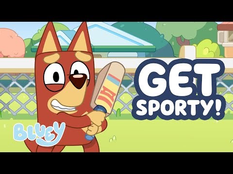 Get Sporty! 🏏 😁 | Active Bluey Fun Compilation ✨ | Bluey