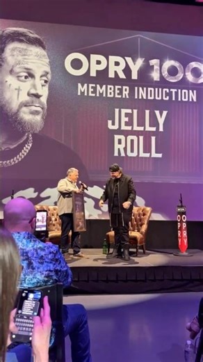 Congratulations @JellyRoll on becoming an official member of the Grand Ole Opry ✨