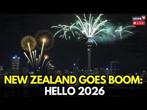 LIVE | New Zealand Leads the Way! Sky Tower Midnight Fireworks Spectacular Show | N18G