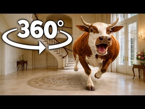 COW in YOUR HOME! | 360° VR