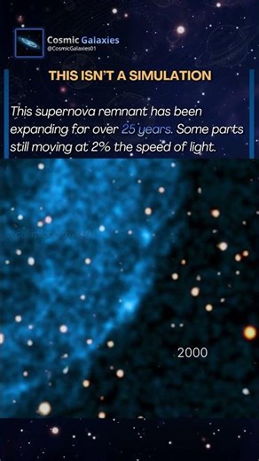 NASA Tracked This Explosion for 25 Years