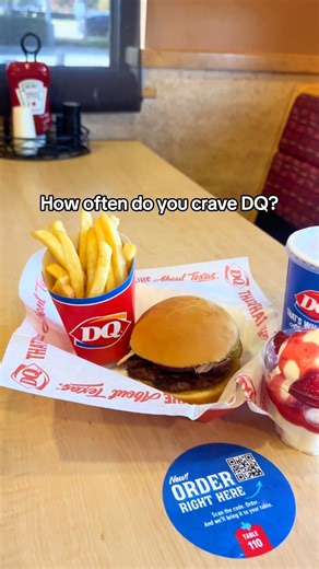 Texas Dairy Queen on Instagram: "It’s ok to admit we’re on your mind. Head into DQ now to take advantage of our Meal Deal! For just $7 get a Hungr-Buster Jr®., a small fry, small drink and a small sundae."
