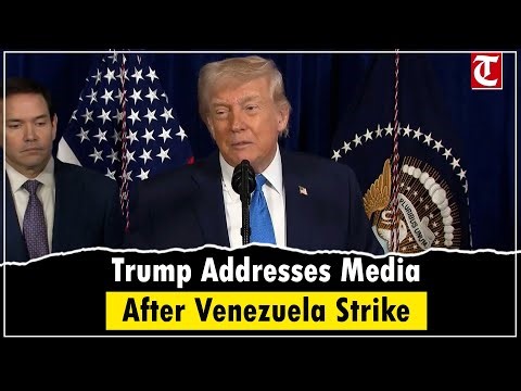 Trump answers reporters in Florida after US military strikes on Venezuela