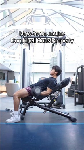 How to do Incline Dumbbell Curls Properly