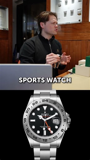 Picking up his first Rolex