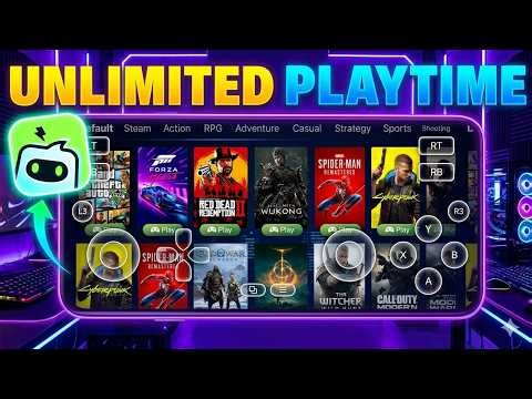 Best cloud gaming app unlimited Playtime | Upcloud gaming review