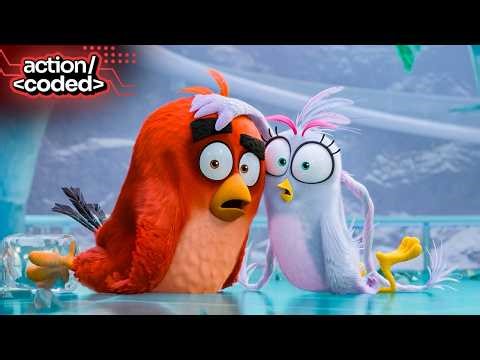 the angry birds movie 2 (2019) - zeta launches a devastating ice ball attack