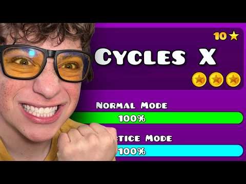 🔴VERIFYING CYCLES X!🔴50%, 46-100%🔴DAY 23🔴GEOMETRY DASHING🔴