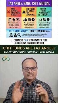 Bank, Chit மற்றும் Mutual Fund: இந்த மூன்றில் எங்கே வரி குறைவாக இருக்கிறது? "Tax Angle" விளக்கம்.