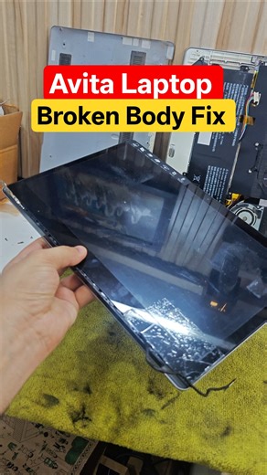 Avita Broken Laptop Hinge Fixed Professionally 🔧 Before vs After #laptoprepair #noida