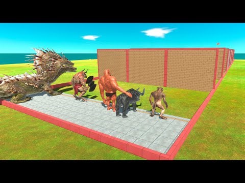 Factions Race: Through a Wall of Blocks - Animal Revolt Battle Simulator