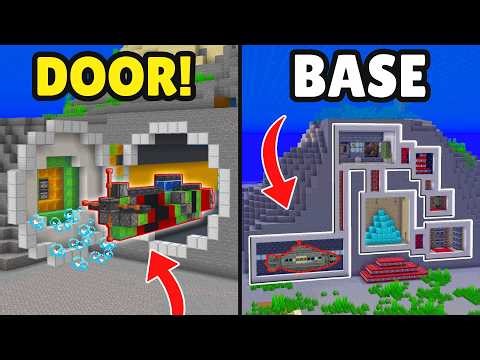 💦WORLD'S Safest/Smart UNDERWATER BASE in Minecraft!
