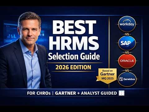 🚀Complete HRMS Selection Guide for CHRO/CXOs 2026 | Analyst Recco, AI & Top 10 HR Platforms Compared