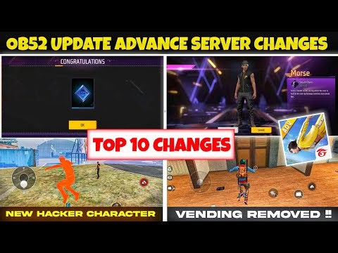 Ob52 Update Advance Server Changes | Free Fire Ob52 Update Changes | Ob52 Update Changes FF