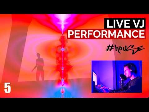 Tech House: Testing My Real-Time 3D Audio-Visual Engine [Live VJ Performance] #unity3d #musictech