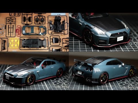 This Nissan GTR Builds Like a Gunpla...But Is It Any Good? | 1/24 Aoshima Snap Car