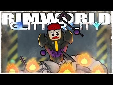 I Fought MECHS on the Streets of My Glittercity in RimWorld