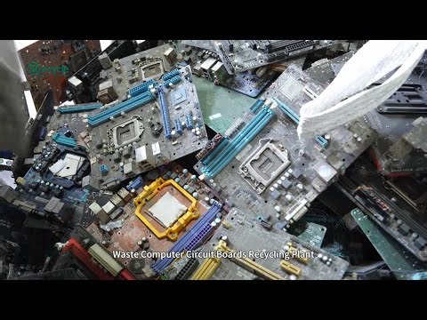 Recycling of Computer Motherboards | PCB Crushing and Separation