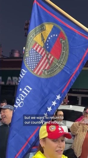 Venezuelans in Florida celebrate capture of Maduro