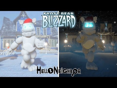 FrostbearBlizzard // Christmas Fredbear Mod █ Hello Neighbor █