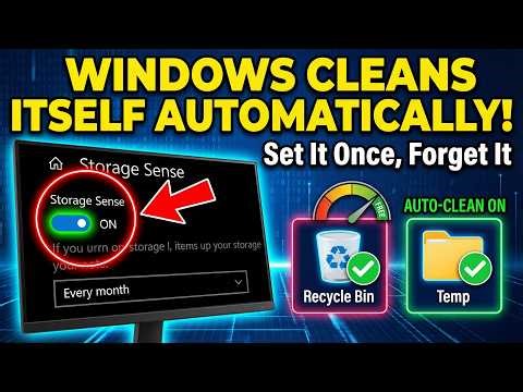 Storage Sense: Let Windows Clean Your Junk Files Automatically