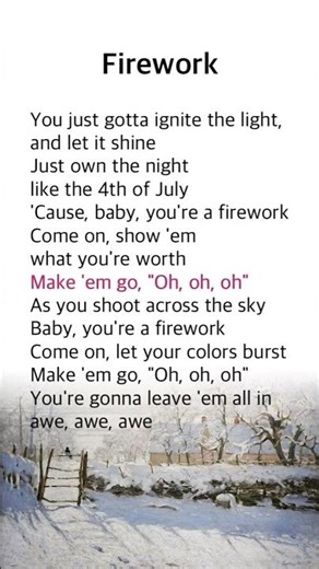 Firework | Katy Perry