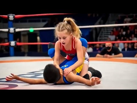 USA Girl vs Colombia Boy Wrestling Battle 💥 Ultimate Ring Showdown | ClashRaptor