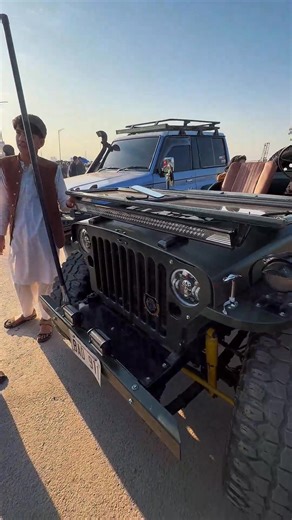 Old-school toughness on display—a 1951 Willys Jeep bringing vintage off-road charm to the PakWheels Peshawar Auto Show | PakWheels.com