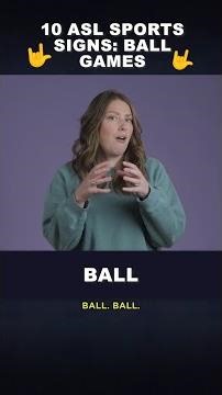 🤟 ASL Sports Signs: Ball Games
