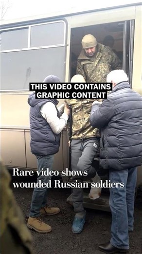 Rare video shows wounded Russian soldiers