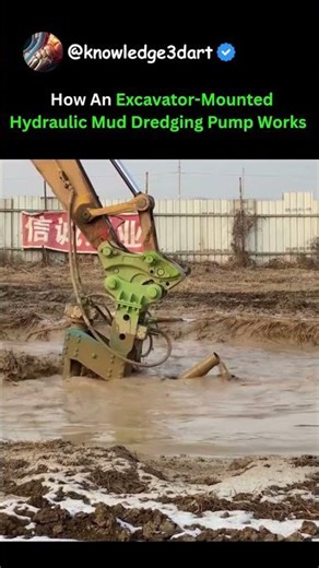 How An Excavator-Mounted Hydraulic Mud Dredging Pump Works