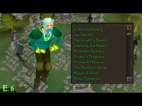 Speedrunning the OSRS F2P Quest Log