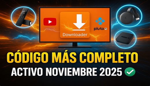 ¡ATENCIÓN usuarios de Android TV, Fire Stick, Chromecast y TV Box! En este video te muestro EL CÓDIGO DOWNLOADER MÁS COMPLETO Y ACTIVO [Noviembre 2025], totalmente actualizado, funcional y probado, para que puedas instalar todas tus apps favoritas sin errores, sin vincular cuentas y sin pasos complicados. Este código Downloader es el más completo del 2025, porque incluye todas las funciones, accesos y compatibilidad total en un solo método. Ideal para quienes buscan una forma rápida, estable y u