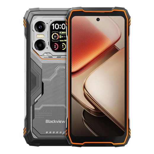 [$282.00] [Entrepôt HK] Blackview XPLORE 1, 16 Go + 512 Go, écran 6,78 pouces, Android 15, processeur octa-core Dimensity 7050 MT8791V/HZA, réseau : 5G, OTG, NFC (Orange)