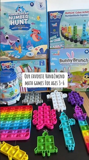 Top Early Math Toys for Kids Hand2Mind Numberblocks, Counting & Sensory Activities Early Learners