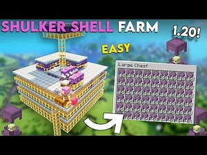 Minecraft Shulker Farm Tutorial 1.21 | Shulker Shell Farm Tutorial Minecraft - 550+ Per Hour!