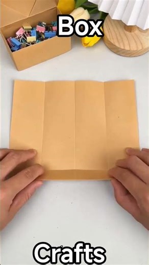 how to make a box with the helpof paper#diy#crafts#box #shorts #papercraft#noglue#paper#unitedstates