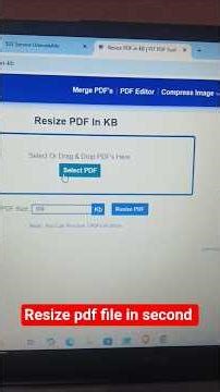 How to resize pdf online #shorts #viral #tech #pdf #reduce #trending #ytshorts #youtubeshorts