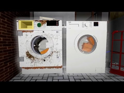 Beko vs. Bricks ! 😱 Crazy Washer Destruction Race Unbalanced Jumping on Roblox