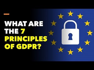 Here are the 7 Basic Principles of GDPR