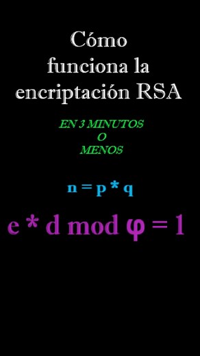 Como funciona la encriptación por RSA en 3 minutos #fyp #fypシ #programming #technology #tech #techtok #devtok #devtokers #cifrado #acertijo #criptografia #cryptography #whitehathacker #ciberseguridad #rsa #cyphertech #cyphertext